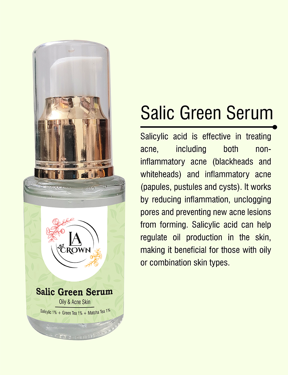 Salic Green Serum – LA Crown